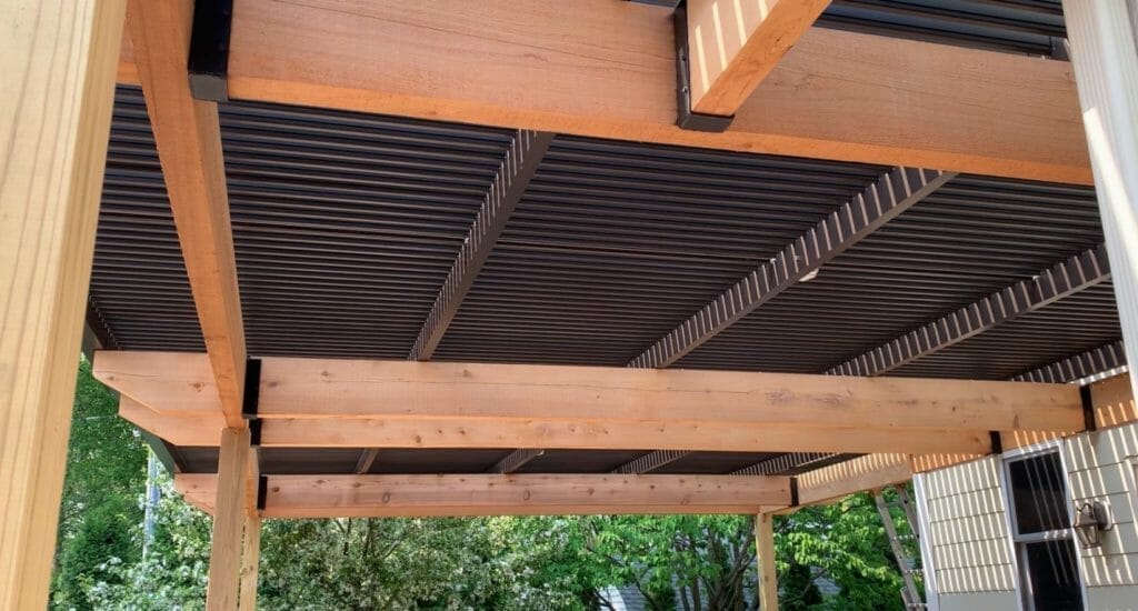 Motorized Louvered Roof