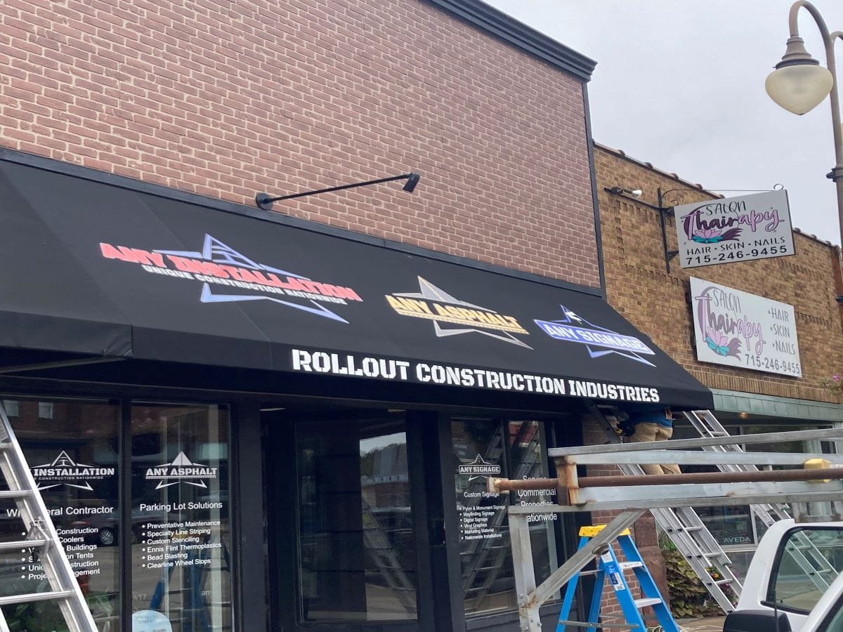 Awning Graphics = Affordable Signage
